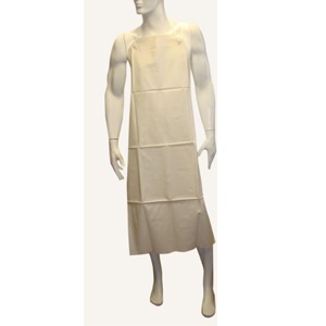 Mandil Ansell CPP de PVC blanco 33"" X 44"" - EPP Coraza